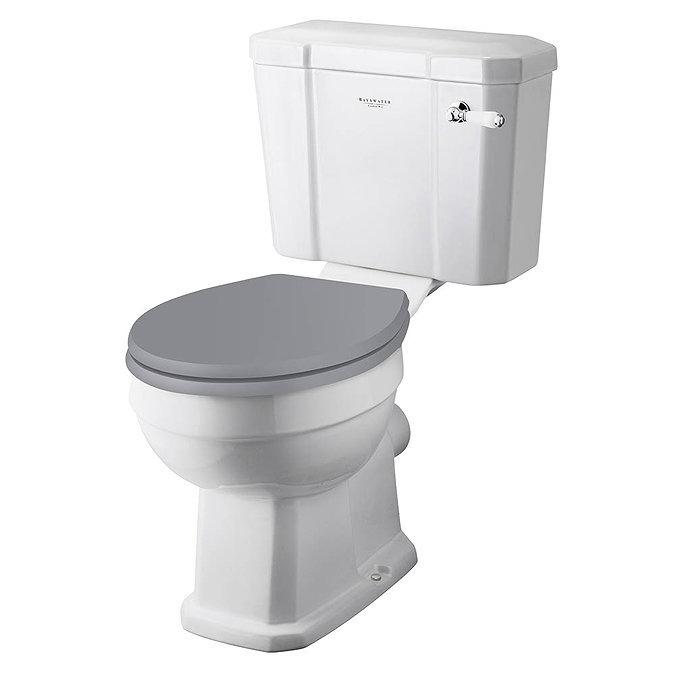 Bayswater Fitzroy Traditional Close Coupled Toilet with Ceramic Lever ...