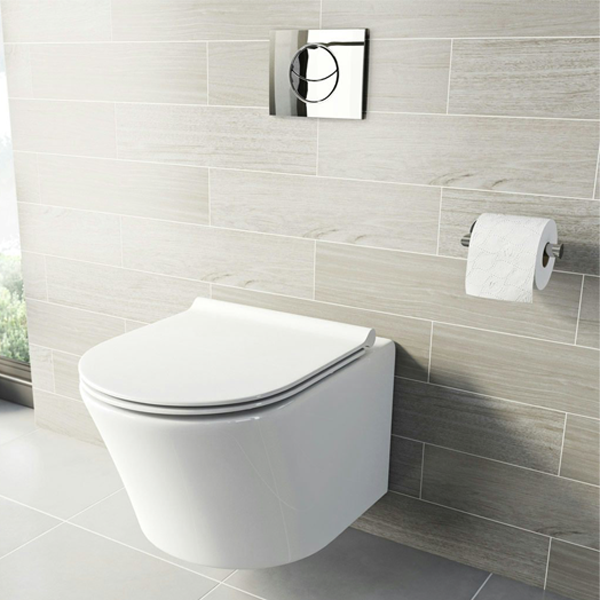 Mode Tate Wall Hung Toilet with Slim Soft Close Seat - Fizzy Bath